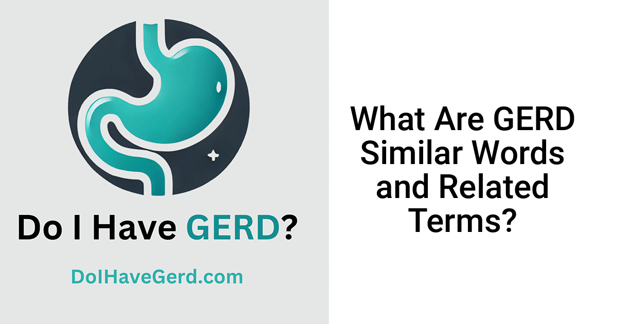 What Are GERD Similar Words and Related Terms?