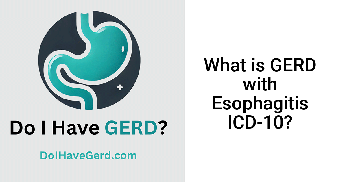 What is GERD with Esophagitis ICD-10?